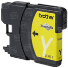 Brother LC65Y OEM Ink Cartridges - LC65Y HY Yellow Ink Cartridges ...