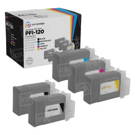 Compatible Canon PFI-120 Ink Cartridge Set of 5 - InkCartridges
