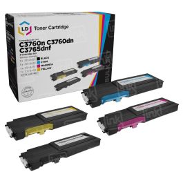 LD Replacements for Dell Laser C3760 and C3765 Extra High Yield Toners ...