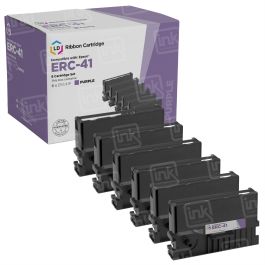 Epson Compatible ERC-41 Purple Printer Ribbon, 6-Pack - InkCartridges