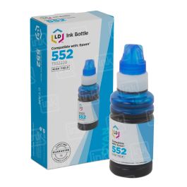 Epson T552 Ink Bottle, Cyan - InkCartridges