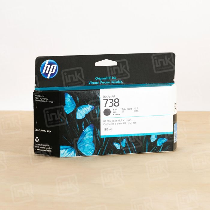 OEM HP 738 Black DesignJet Ink Cartridge, 498N4A - InkCartridges